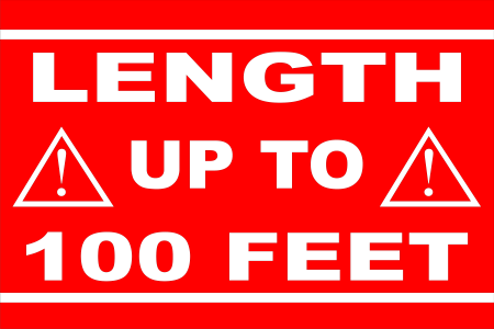 Up to 100 Feet